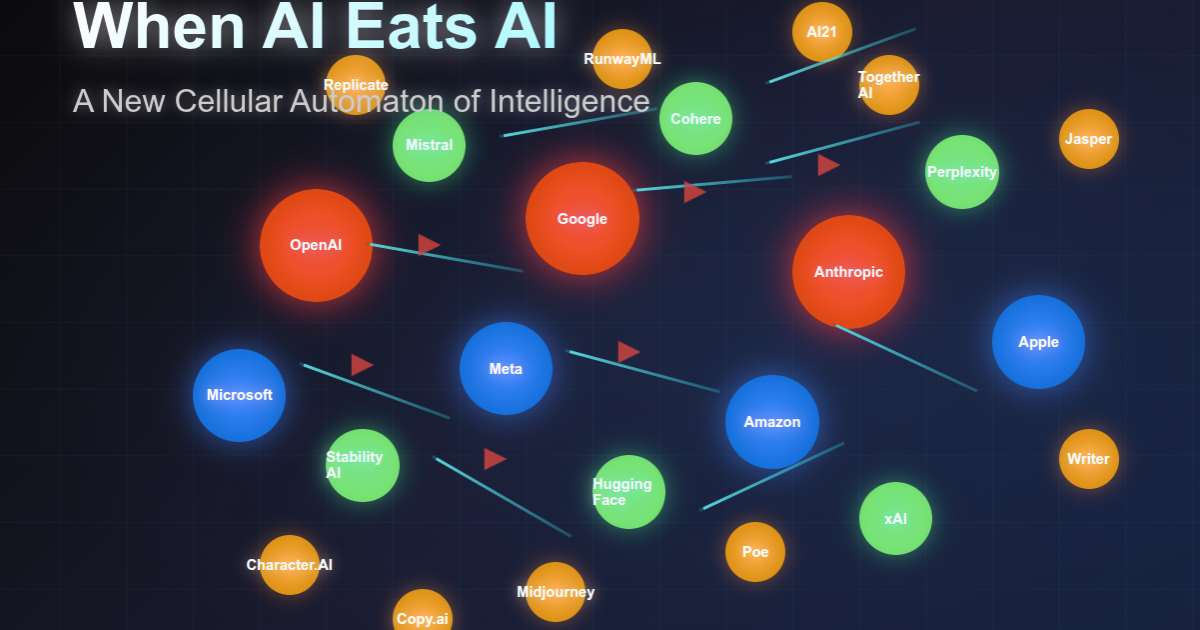 When AI Eats AI: A New Cellular Automaton of Intelligence in the Game ...